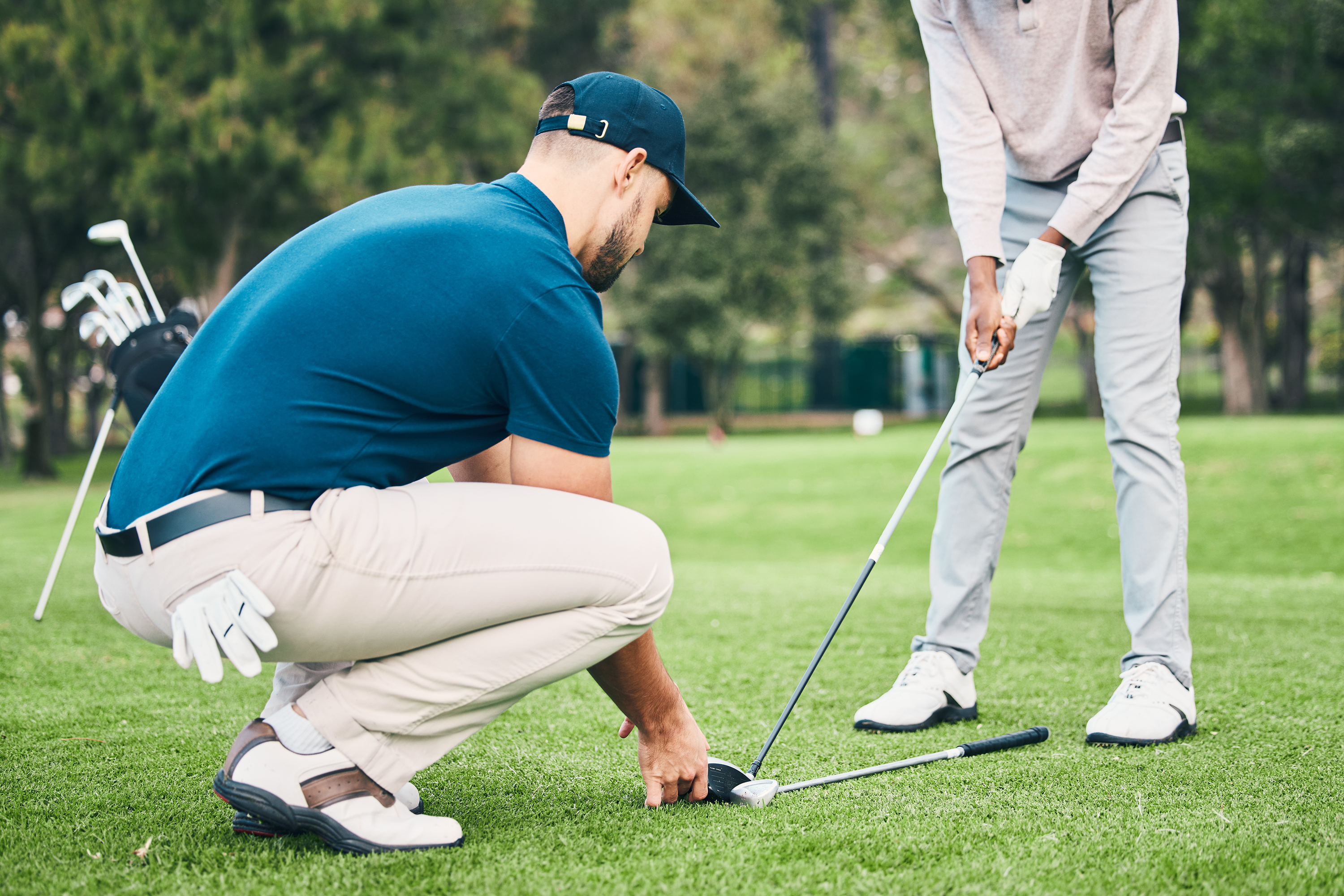 Understanding correct ball position and set up for different clubs
